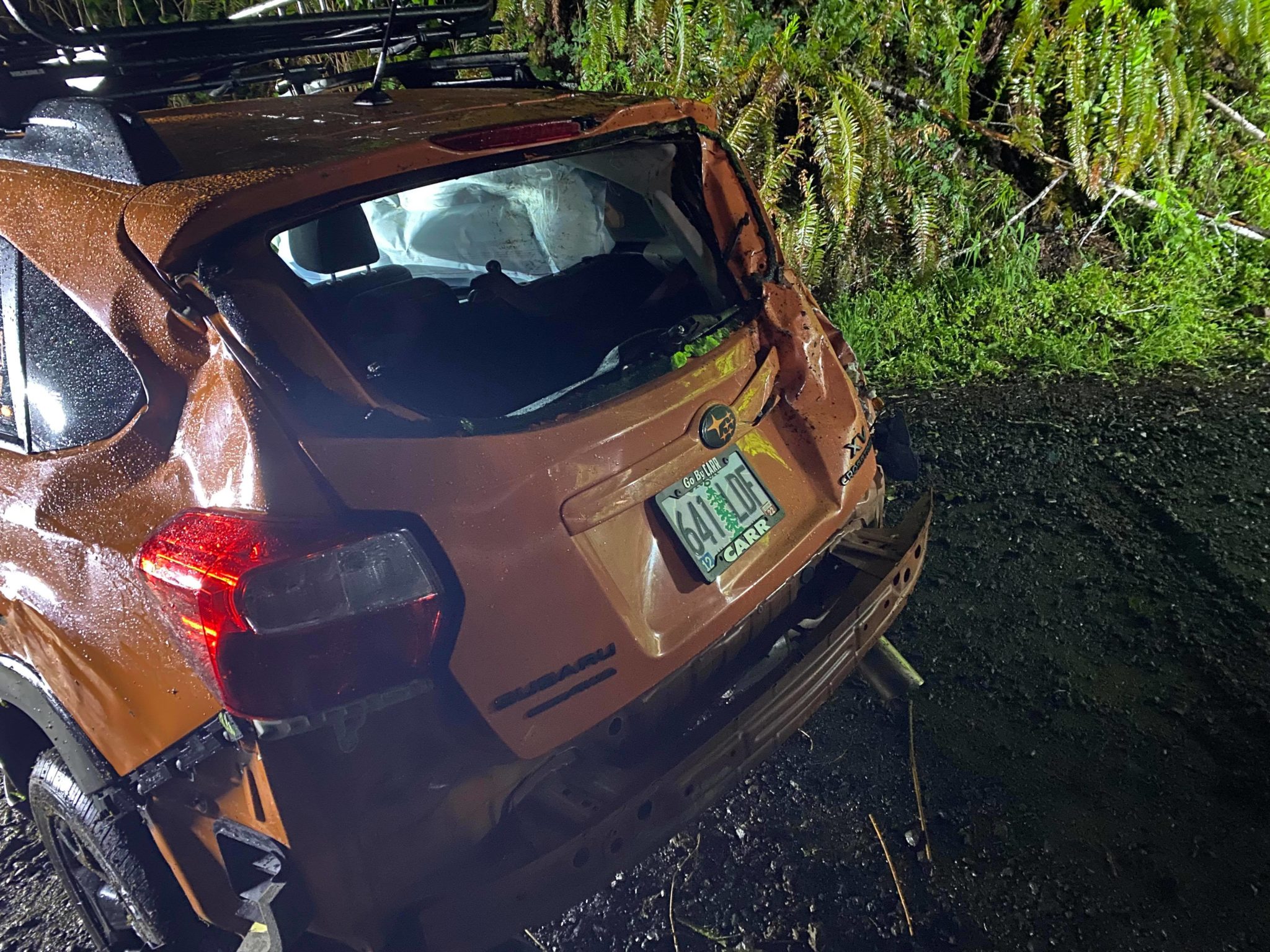 Subaru rolled and crashed - Offroad Portal