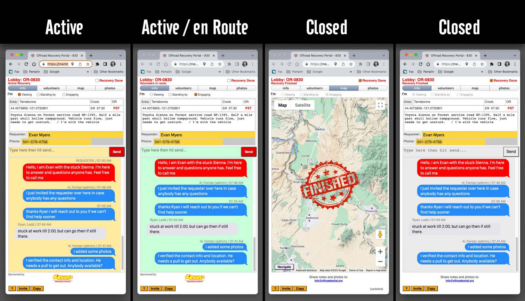 New Features - Offroad Portal